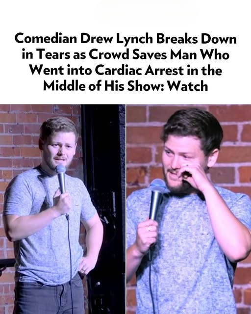 Comedian Drew Lynch Moved to Tears as Audience Saves Man’s Life During ...