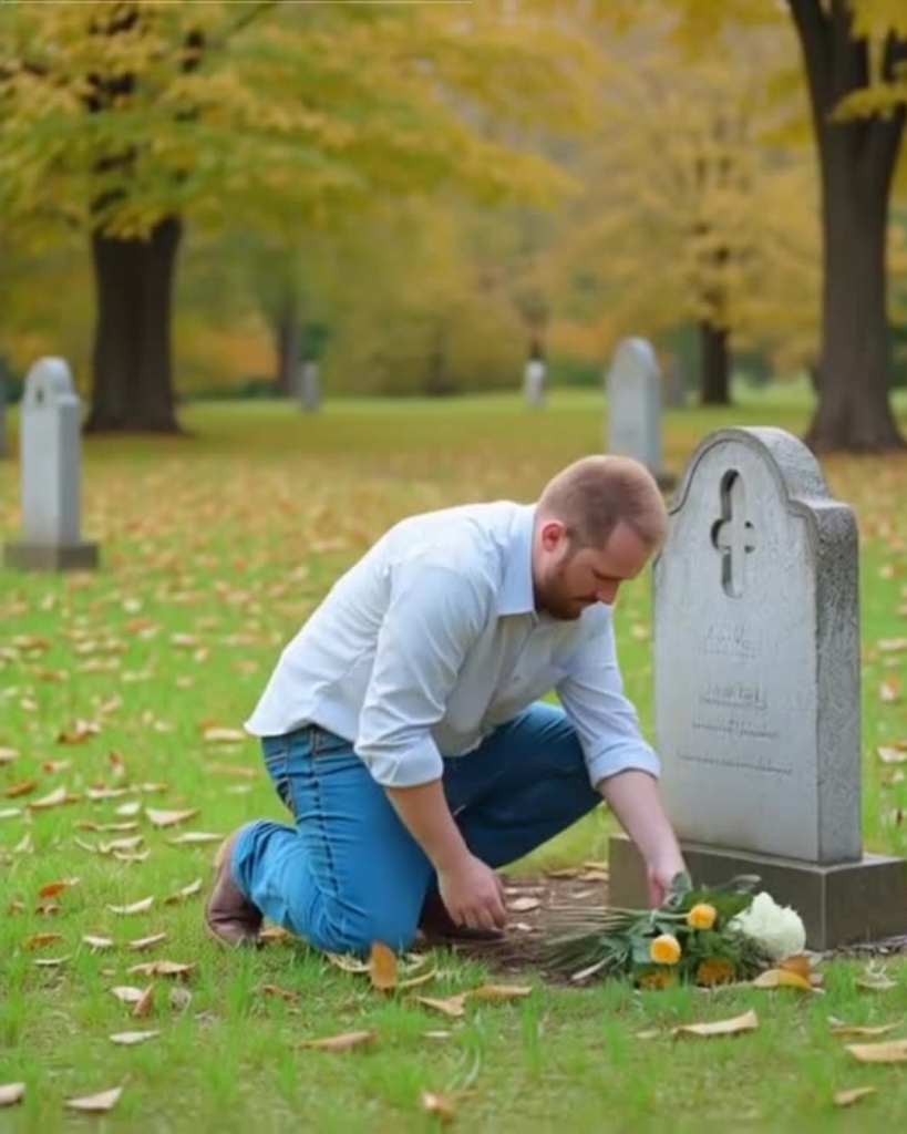 A Stranger Left Flowers at My Husband’s Grave—The Truth Left Me ...