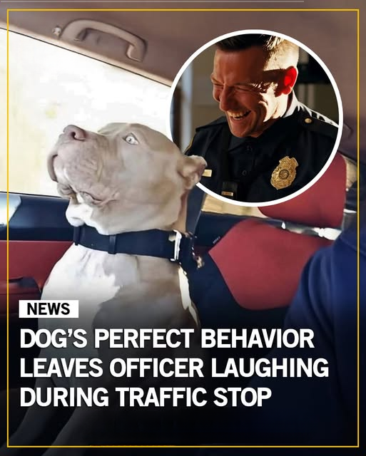 Traffic Stop Takes a Paw-sitive Turn: Disciplined Dog Steals the Show ...